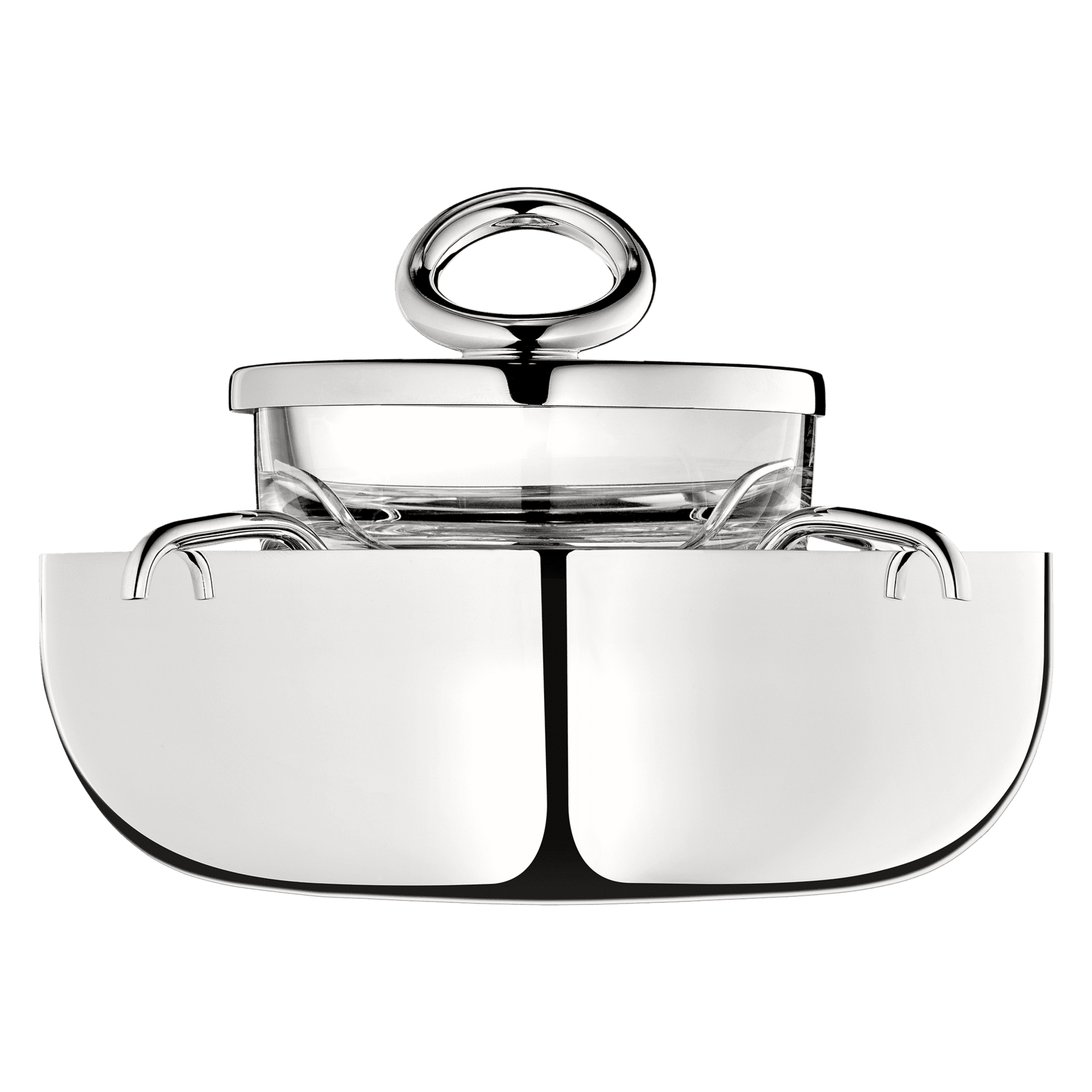 Small Silver-Plated Caviar Serving Set Vertigo - Christofle