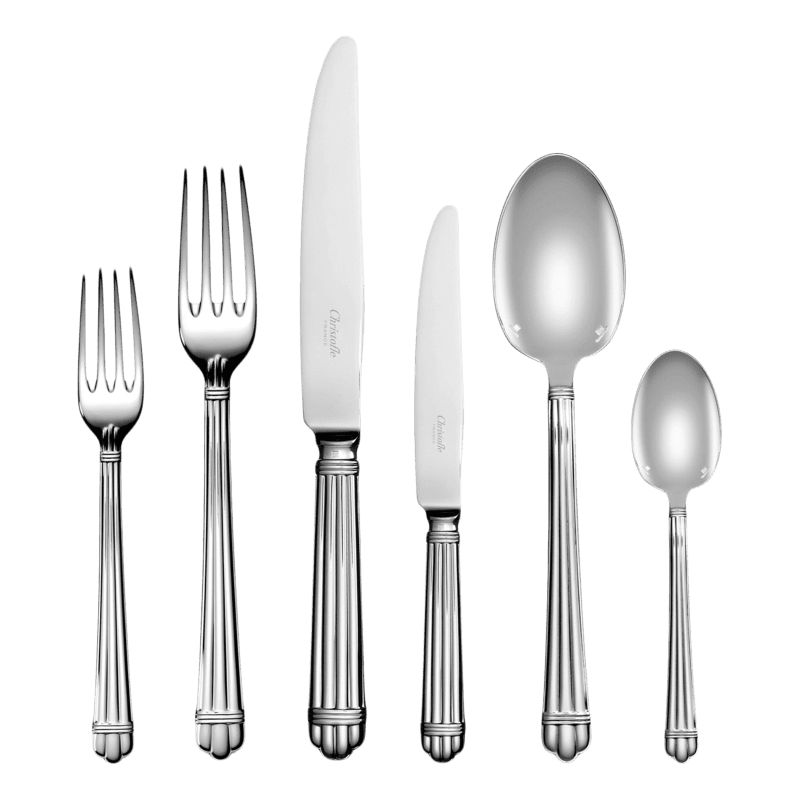 75-Piece Silver Plated Flatware Set with chest Aria