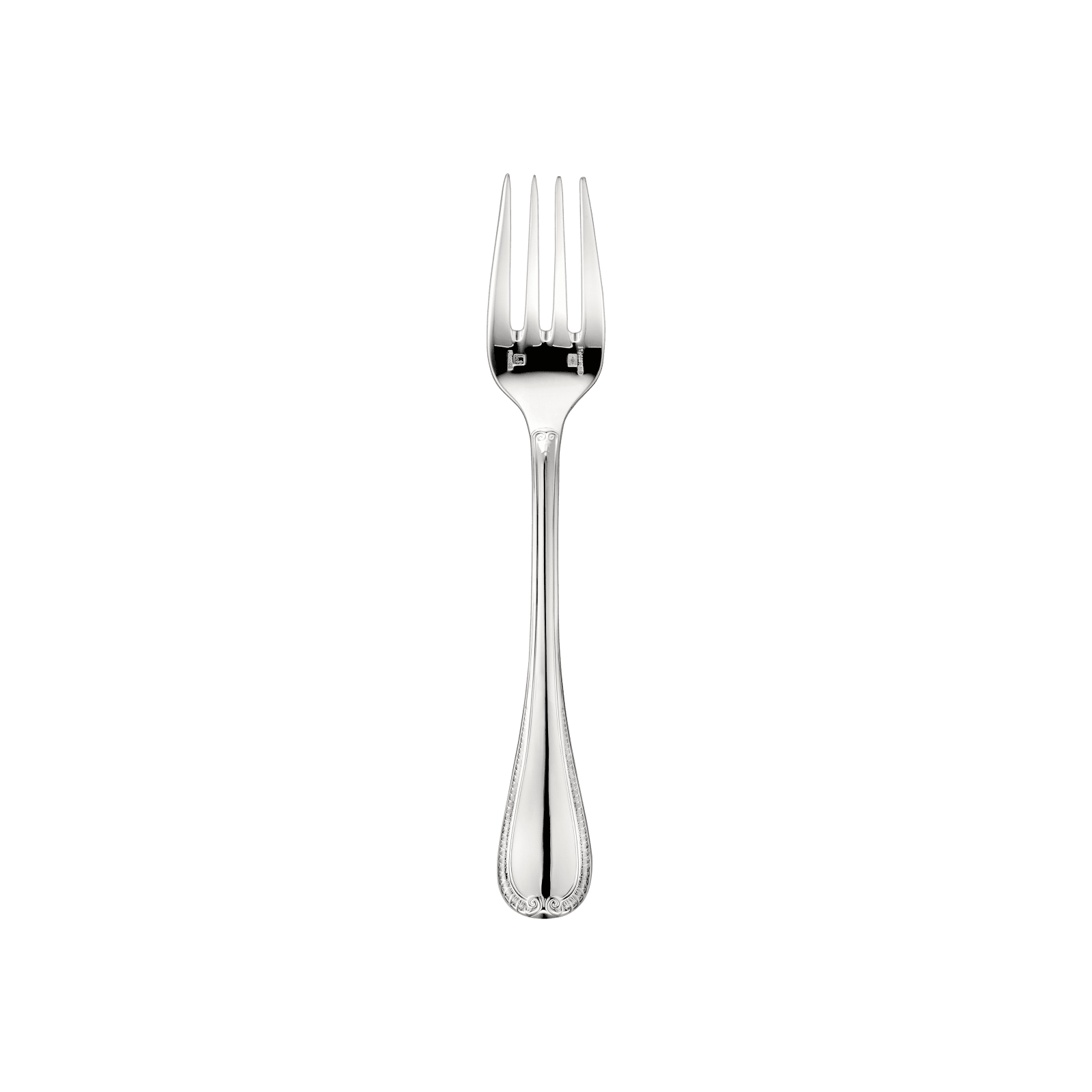 Silver-Plated Salad Fork Malmaison - Christofle