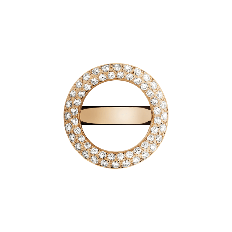 56 diamond bridge ring gold and diamants Idole de Christofle ...