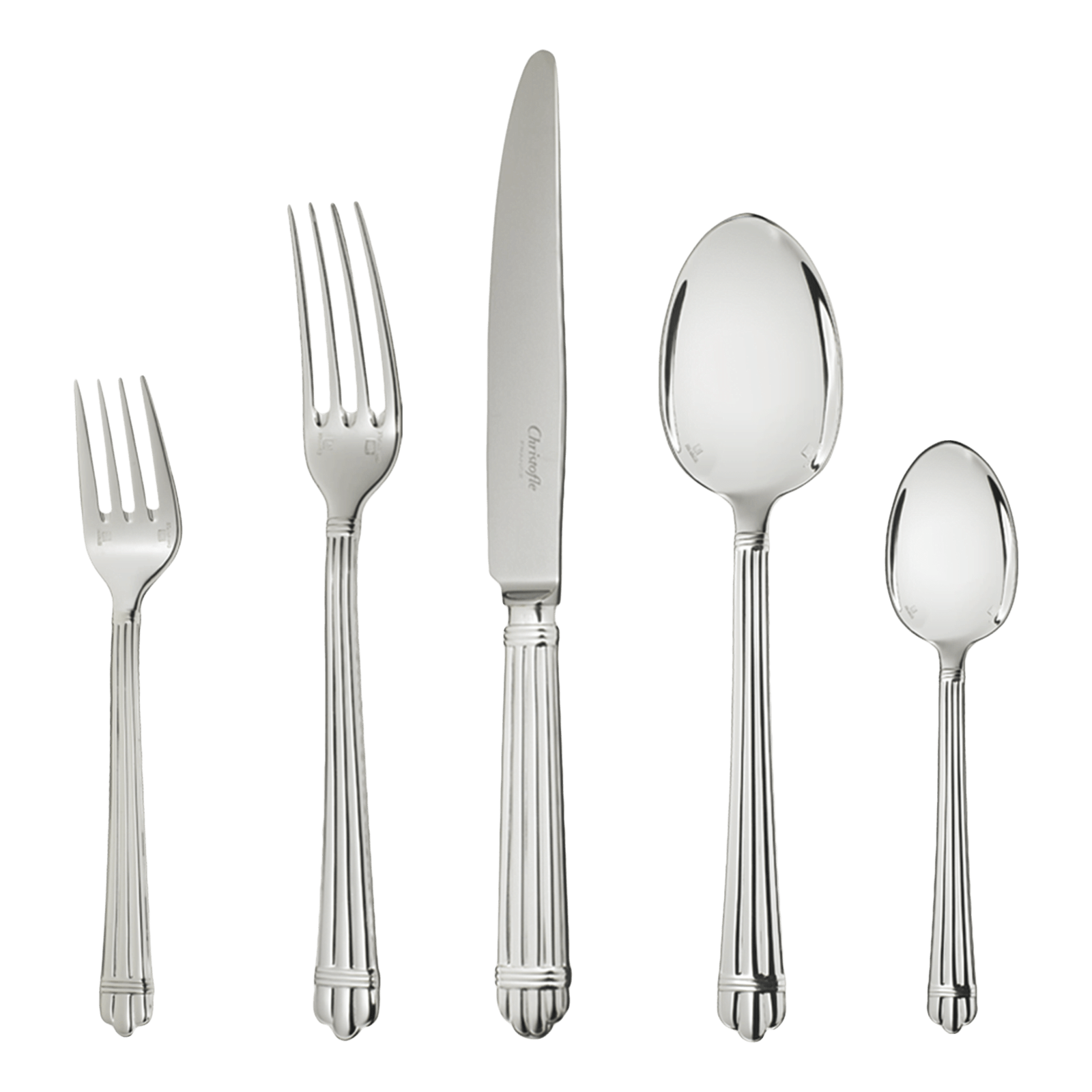 Silver-Plated Five-Piece Place Setting Aria - Christofle