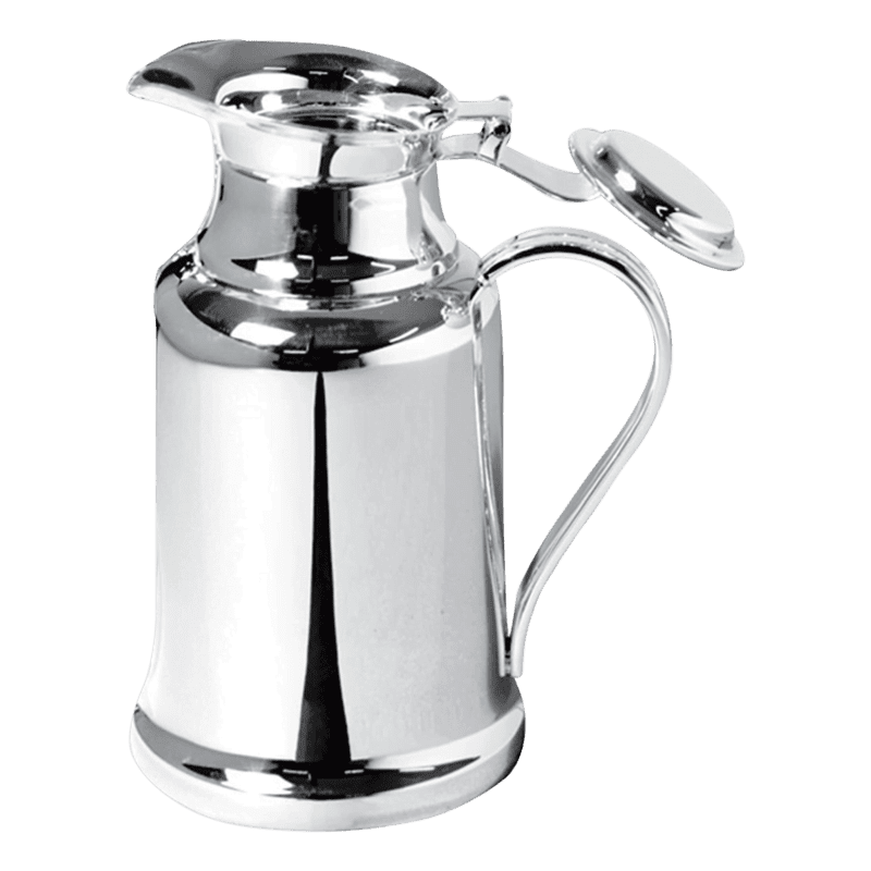 Silver-Plated Insulated Thermos, Small Albi