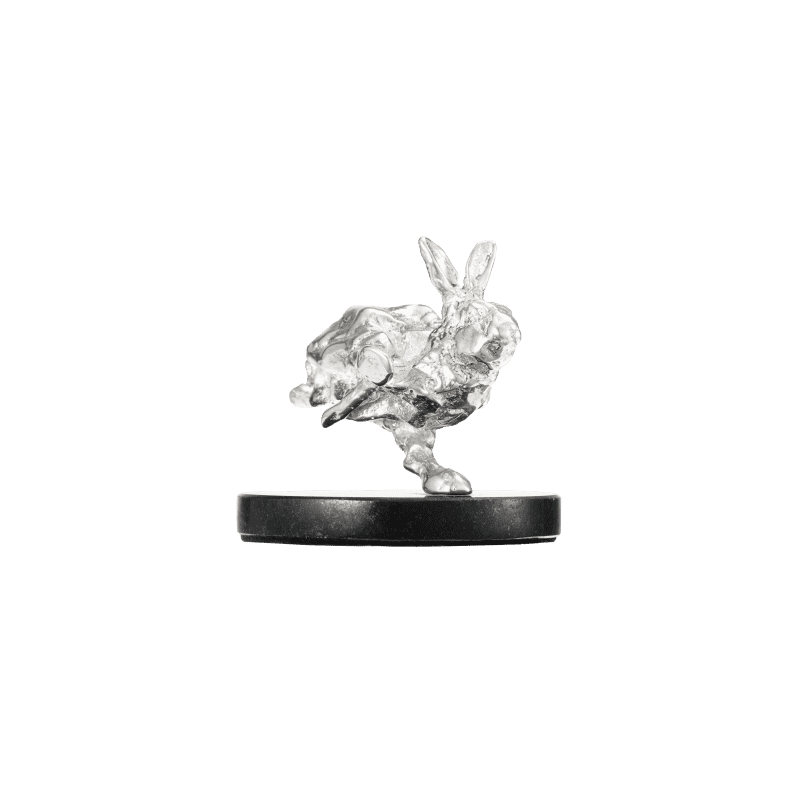 Agile Rabbit in Sterling Silver - Haute Orfèvrerie Lapin