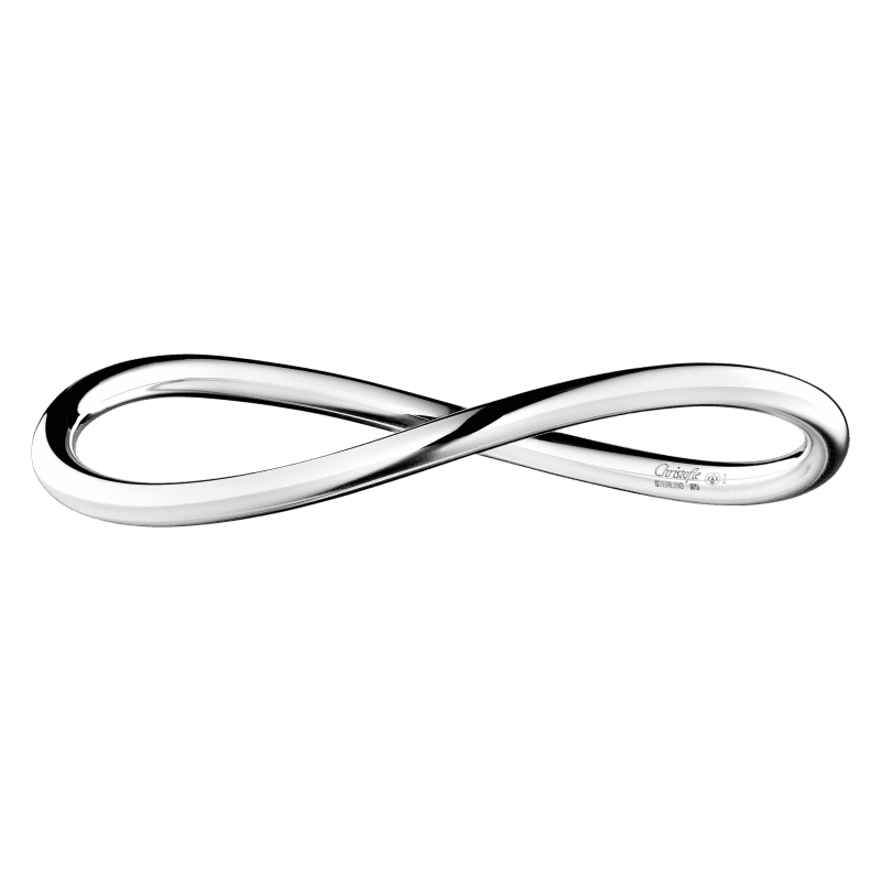 Thin Sterling Silver Idole de Christofle Bangle Idole de Christofle