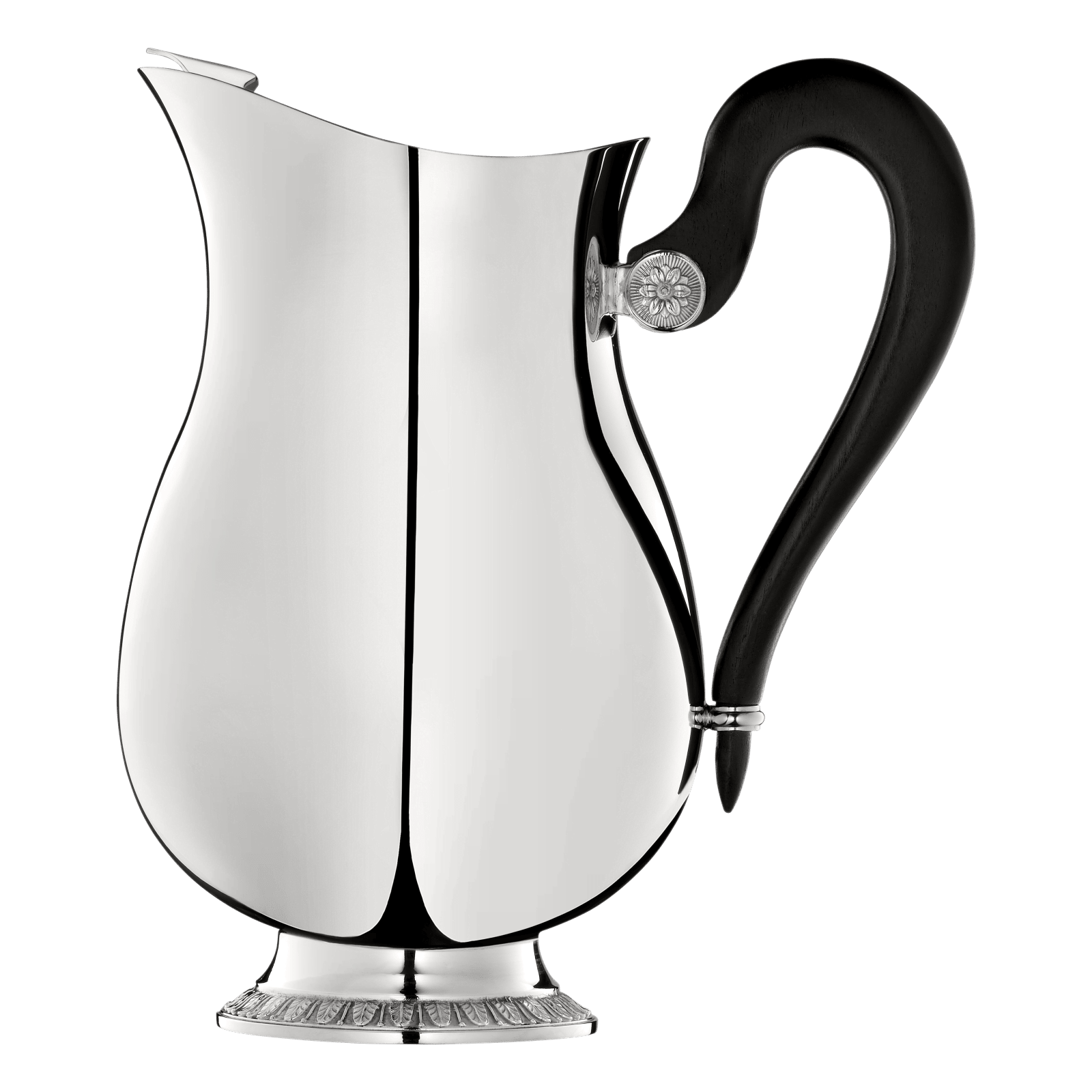 Silver Plated Water Pitcher Malmaison Christofle Silver Plated Water Pitcher Malmaison Christofle