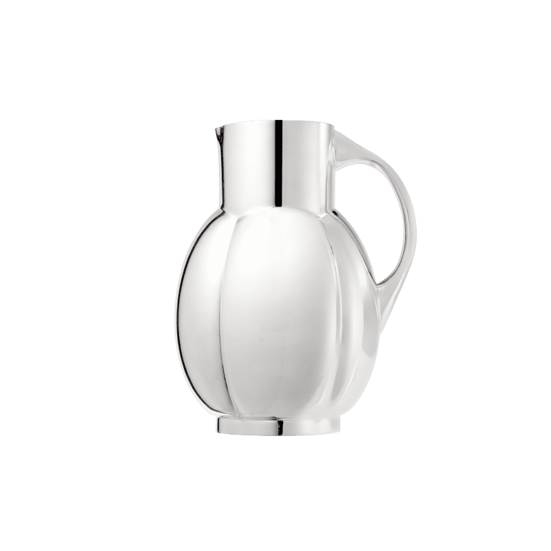 Pot à eau quadrilobé Normand en Métal Argenté Fjerdingstad