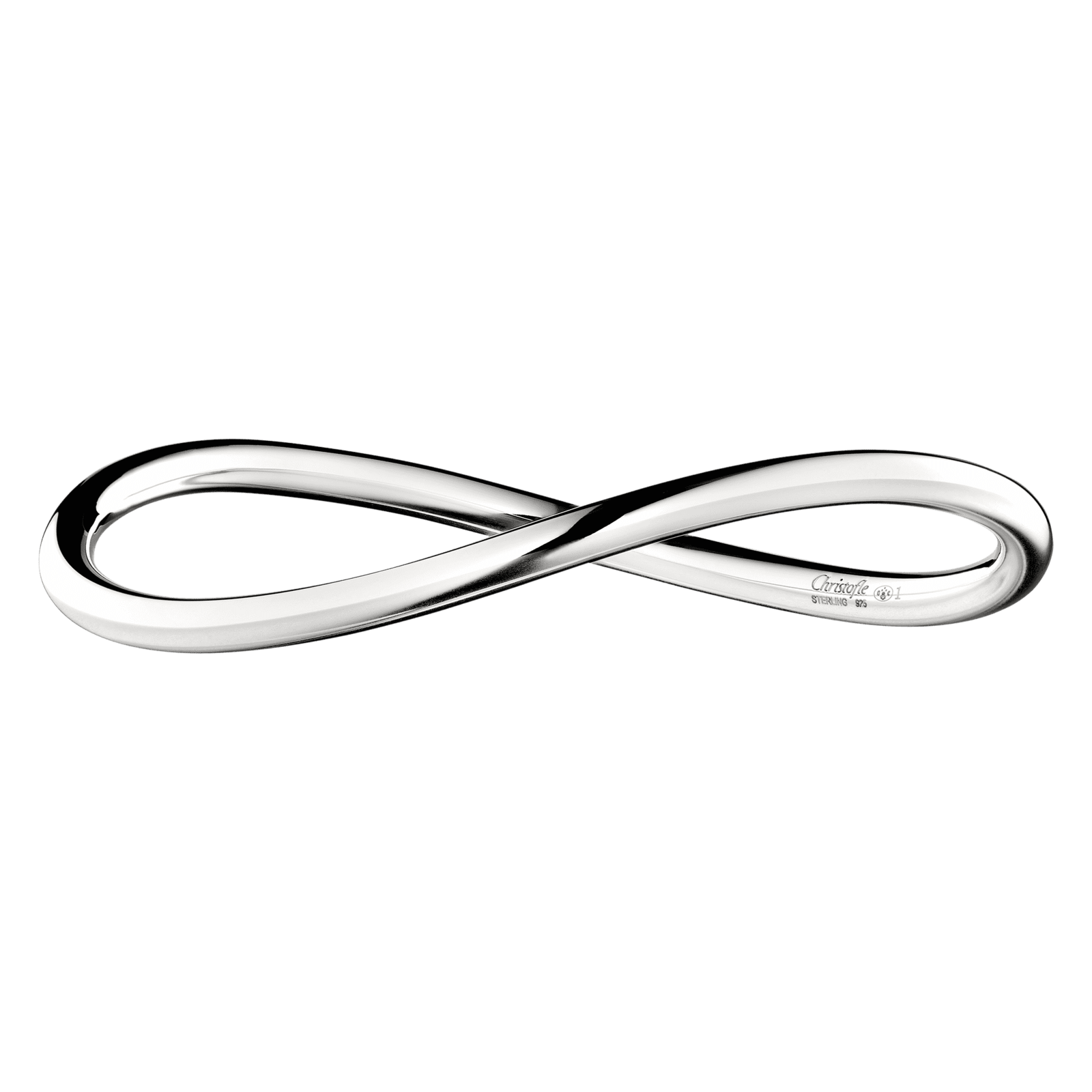 Thin Sterling Silver Idole de Christofle Bangle Idole de Christofle ...