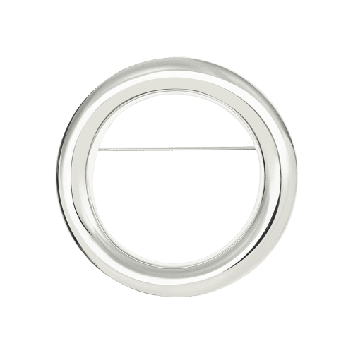 Sterling silver brooch Idole de Christofle