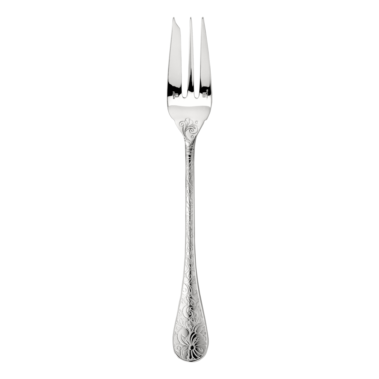 Silver-Plated Serving Fork Jardin d'Eden - Christofle
