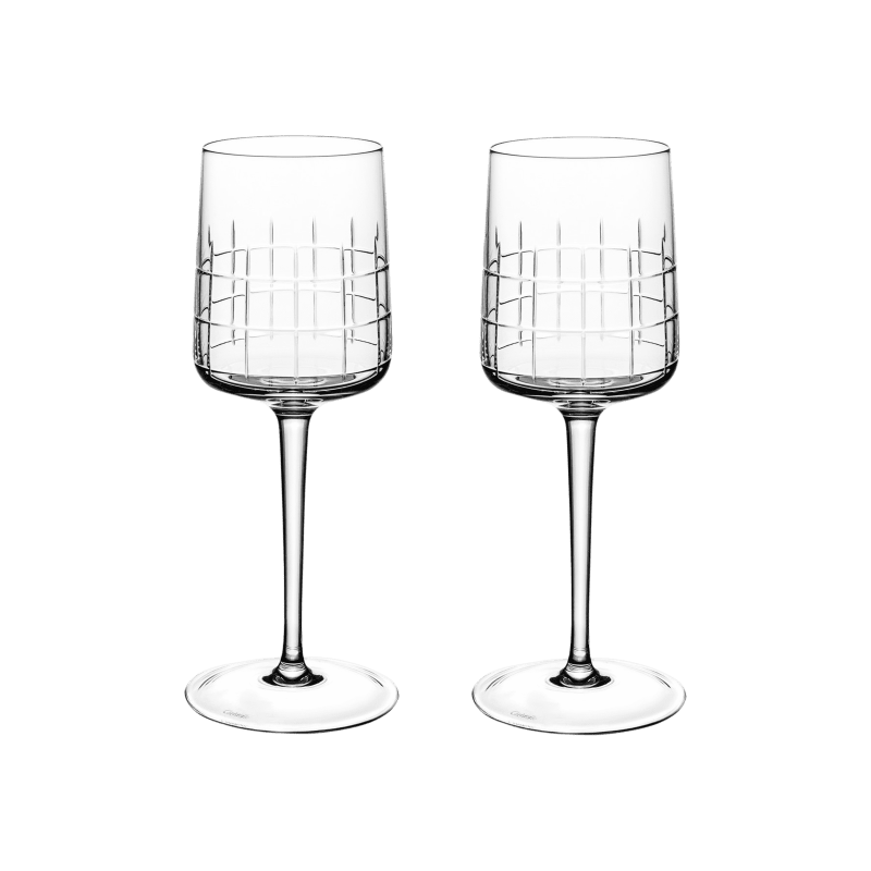 Lot de 2 verres à eau en cristal Graphik | Christofle
